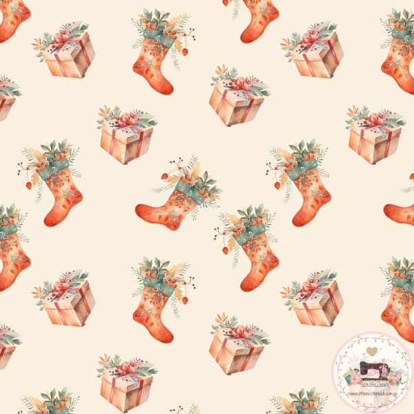 PRE ORDER - Classic Christmas Stocking - Fabric – Little Miss Threads