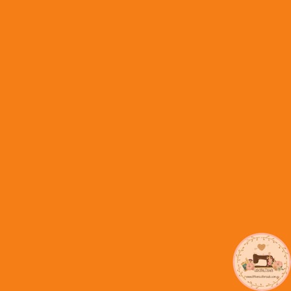 SOLID - 173 Princeton Orange - Fabric – Little Miss Threads
