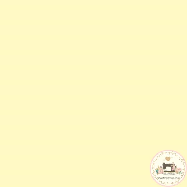SOLID - 181 Very Pale Yellow - Fabric – Little Miss Threads